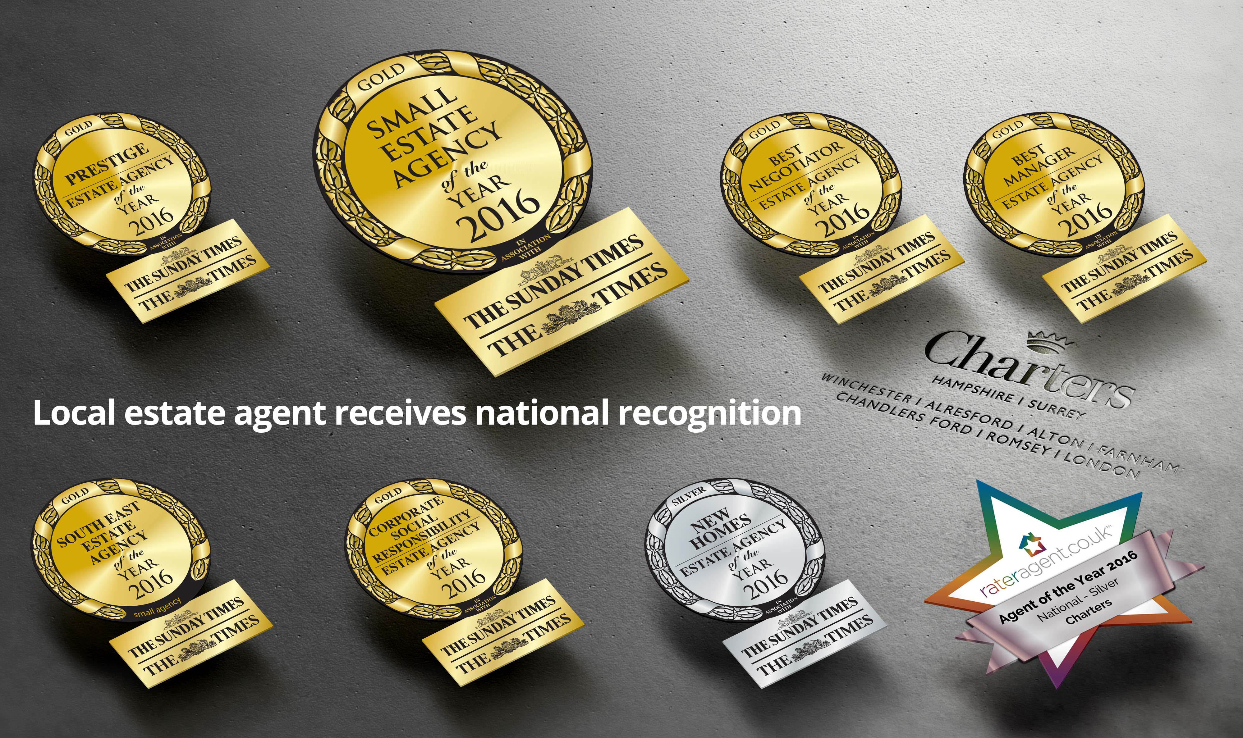 Charters Estate Agents Win Six Gold Awards | The London Office